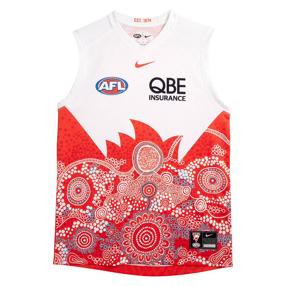 Sydney Swans 2025 Adult Indigenous Guernsey – The AFL Store