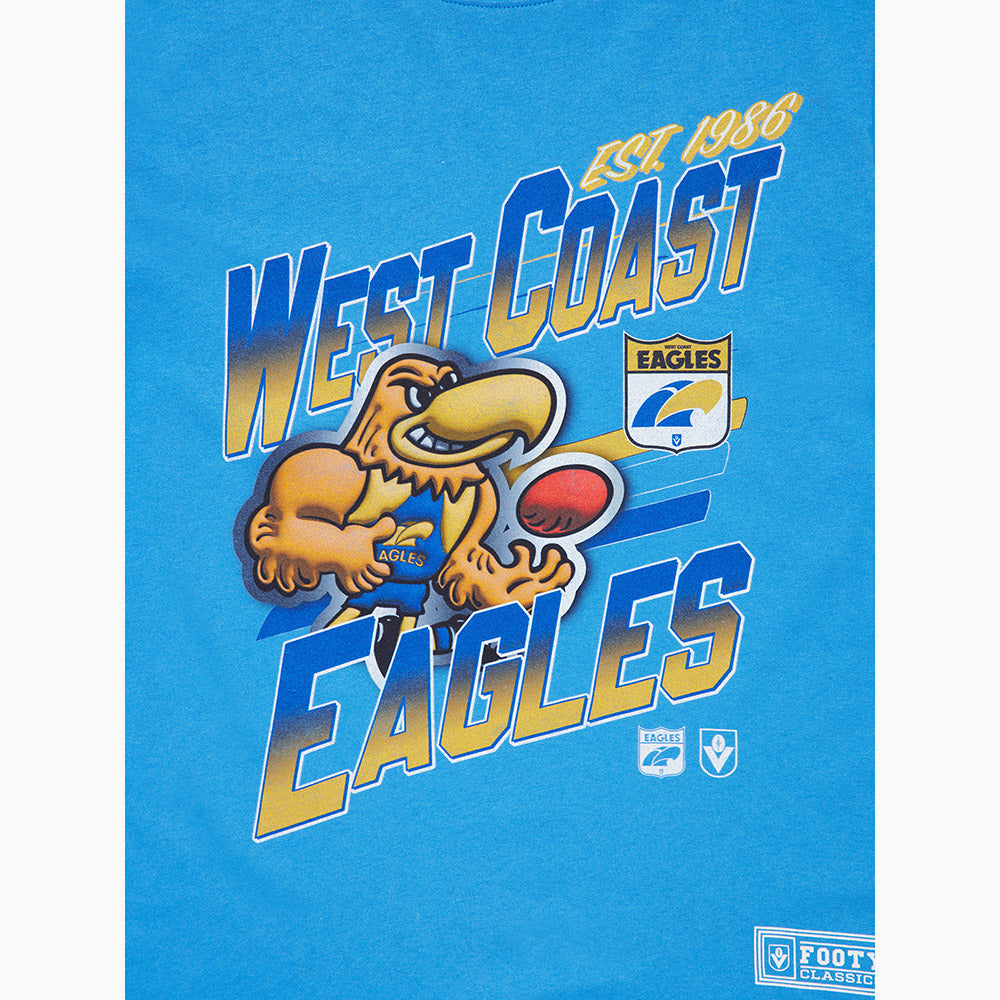 West Coast Eagles Mitchell & Ness Mascot Character Youth Tee – The AFL Store