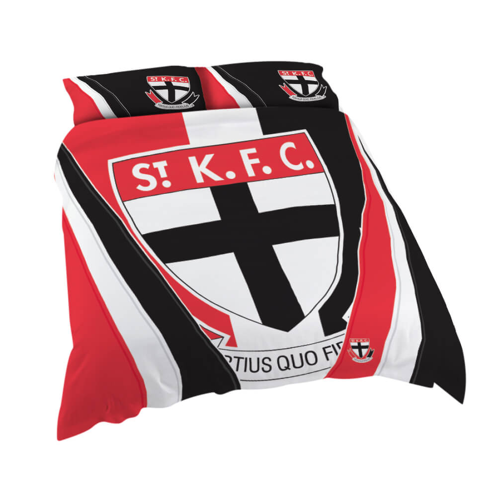 St Kilda Double Quilt Cover Set The AFL Store st-kilda-double-quilt-cover-set-the-afl-store