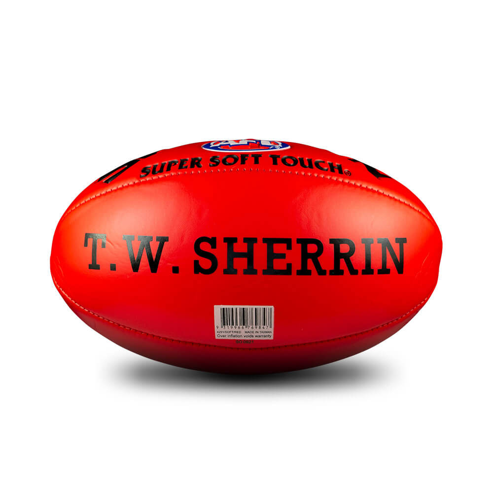 Sherrin Super Soft Touch Football - Size 1 - Red – The AFL Store