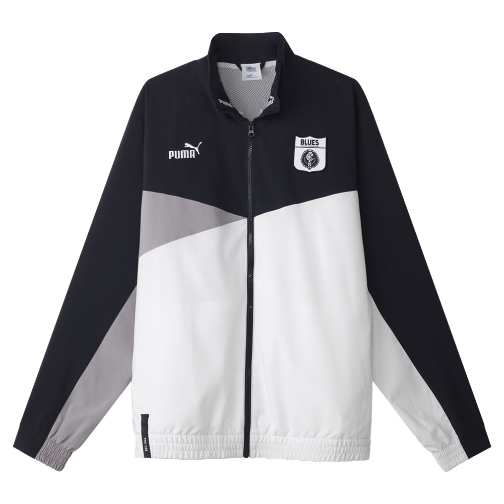 Carlton 2025 Authentic 90s Woven Jacket – The AFL Store