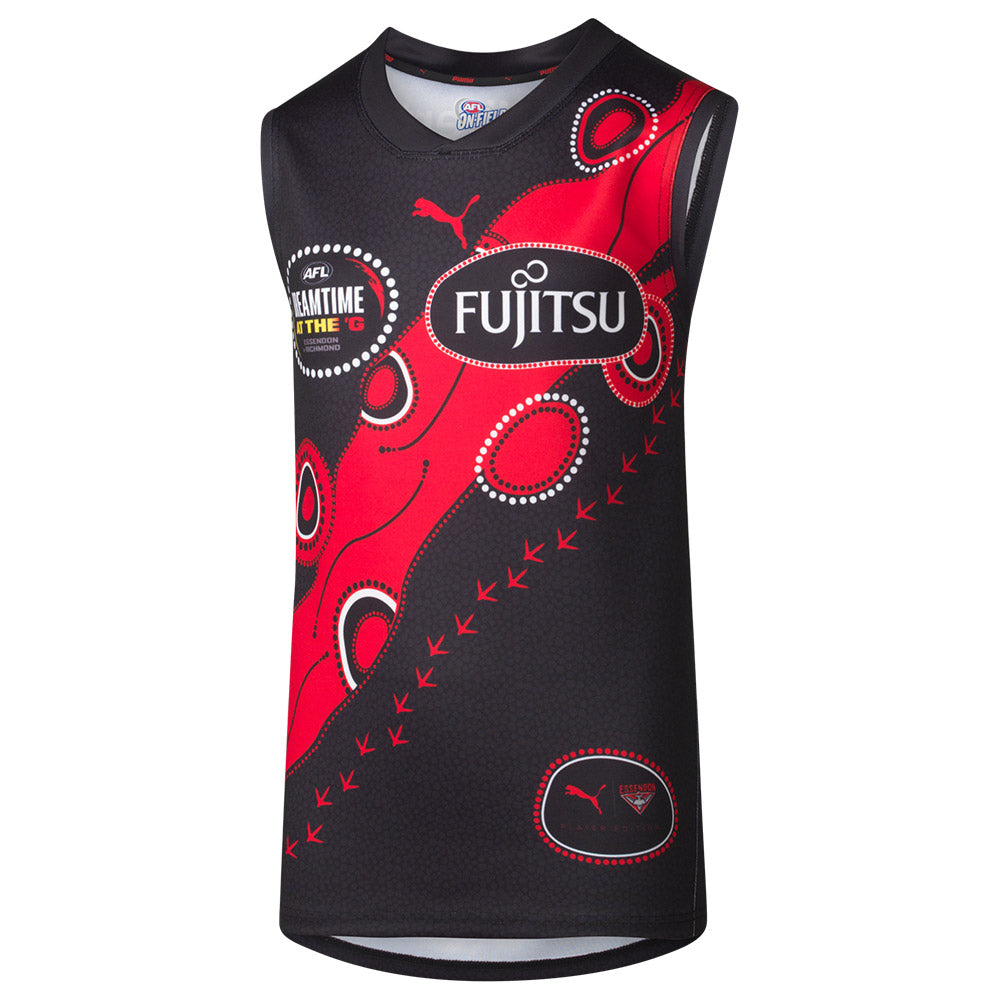 Essendon 2025 Authentic Adult Dreamtime Indigenous Guernsey – The AFL Store