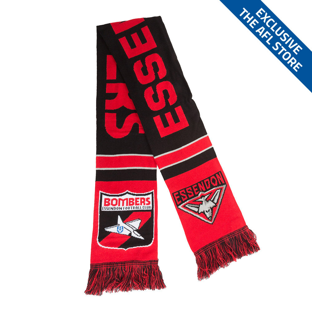 Essendon Bombers Retro Scarf – The AFL Store