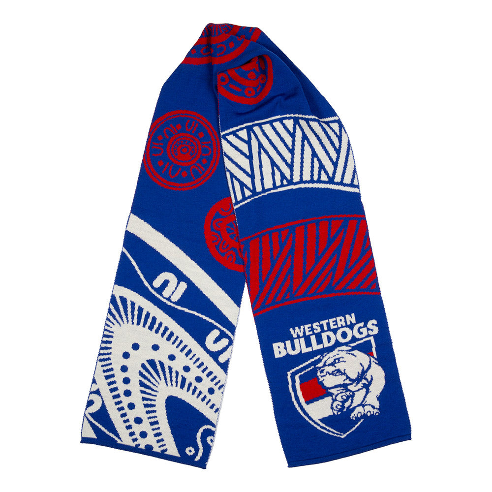 Western Bulldogs Team Merino Wool Indigenous Scarf – The AFL Store