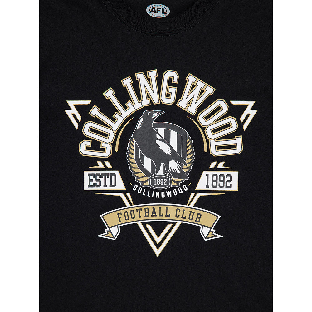 Collingwood Youth Banner Tee – The AFL Store