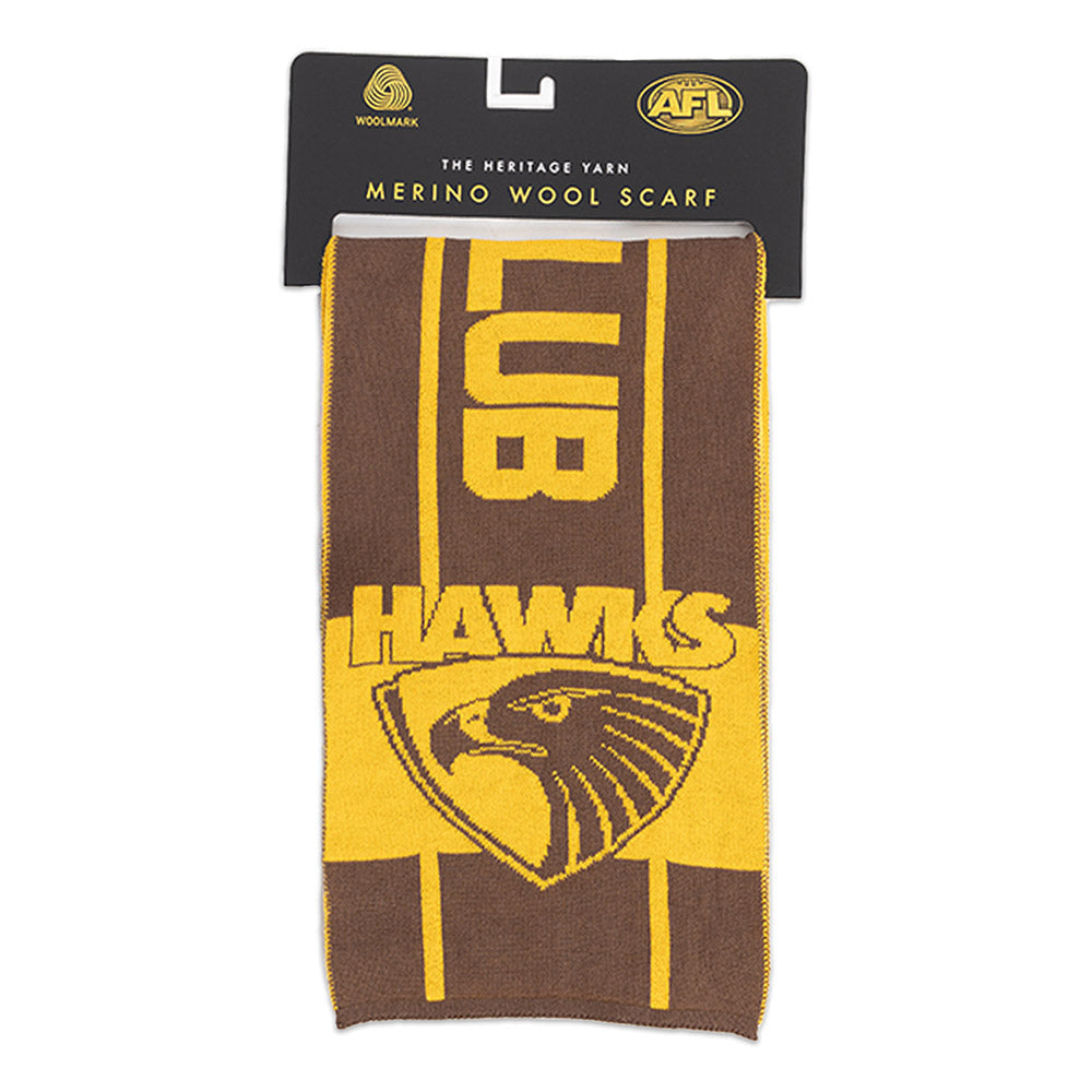 Hawthorn 2024 Merino Wool Scarf – The AFL Store
