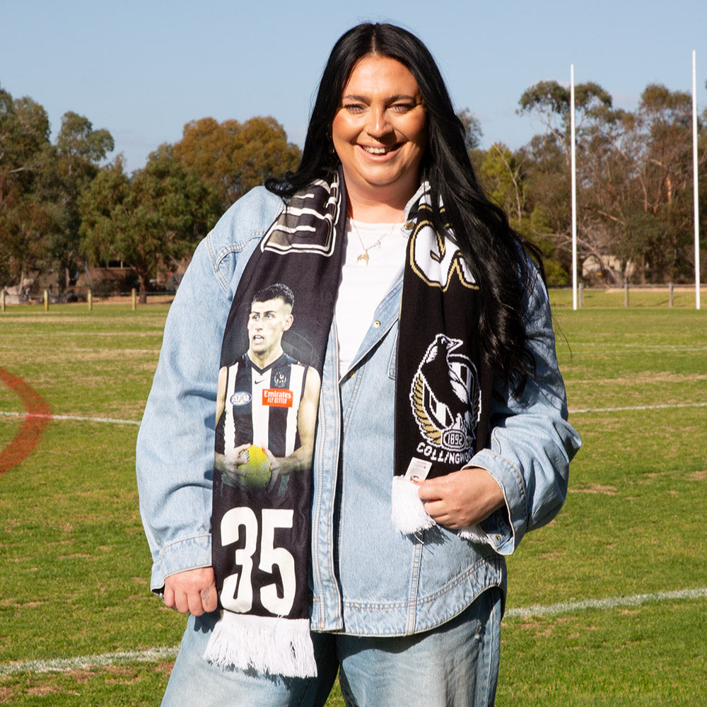 Collingwood Player Scarf - Nick Daicos – The AFL Store
