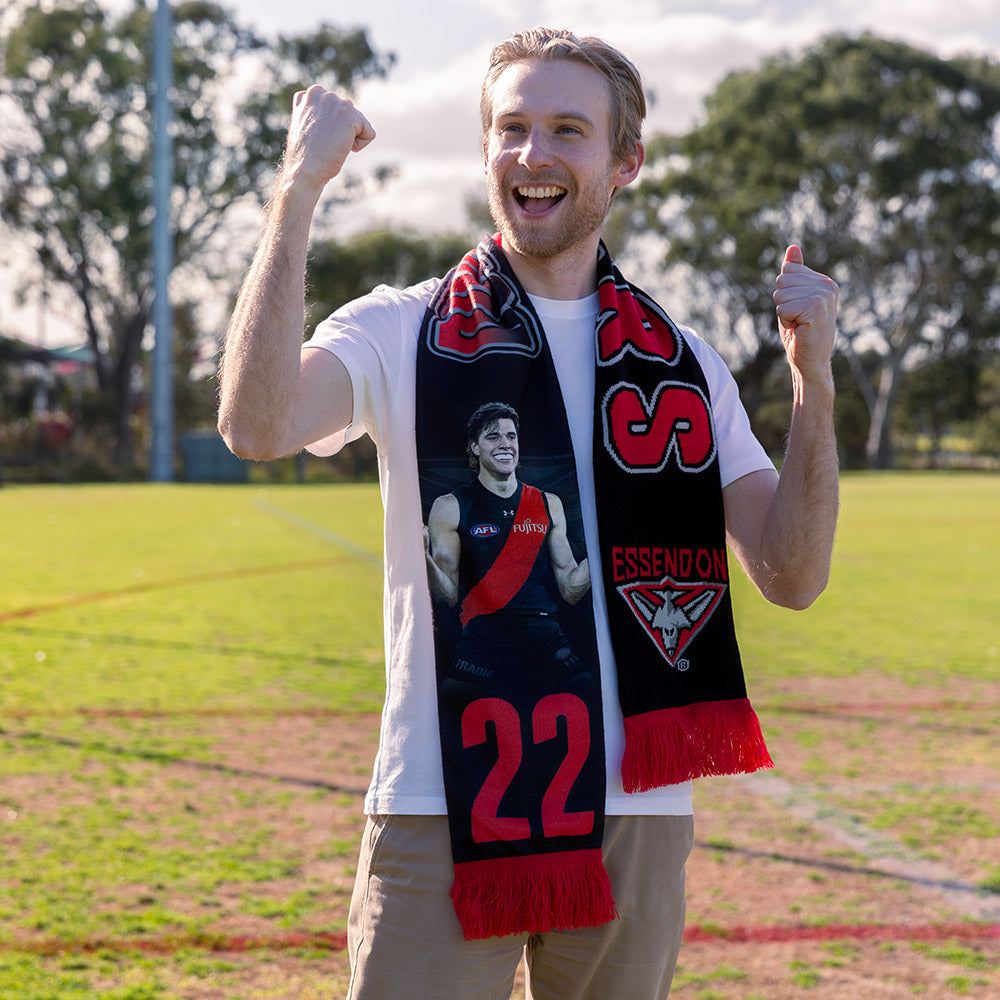 Essendon Player Scarf - Sam Durham – The AFL Store