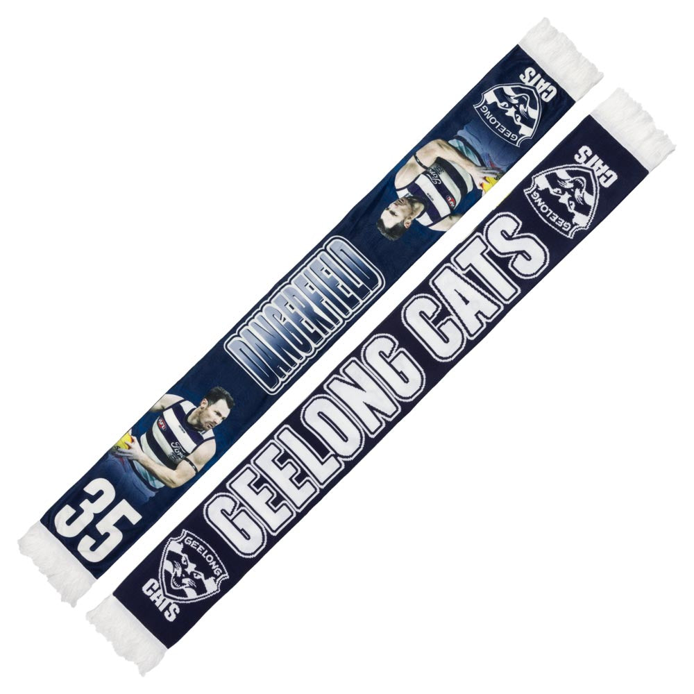 Geelong Player Scarf - Patrick Dangerfield – The AFL Store