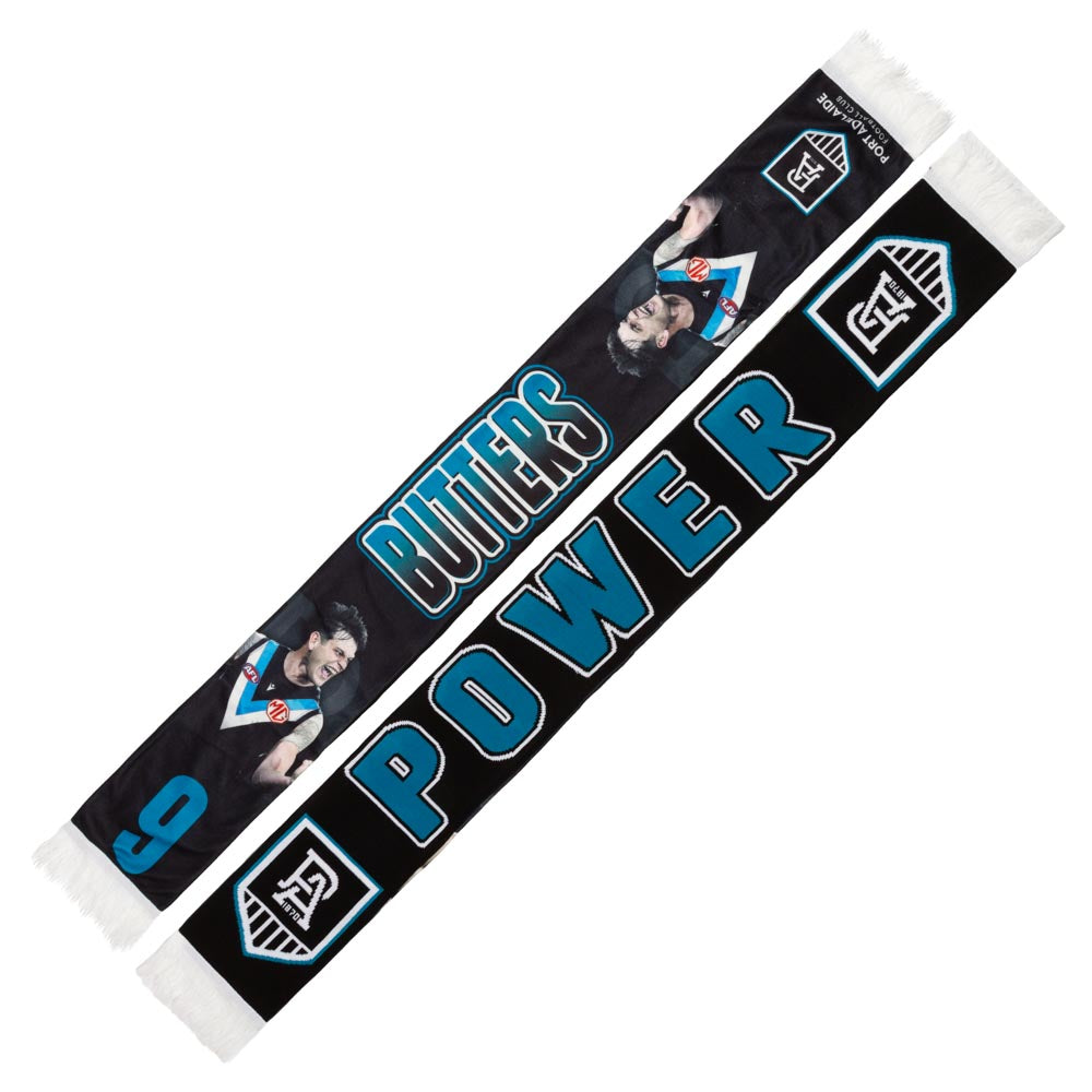 Port Adelaide Player Scarf - Zak Butters – The AFL Store