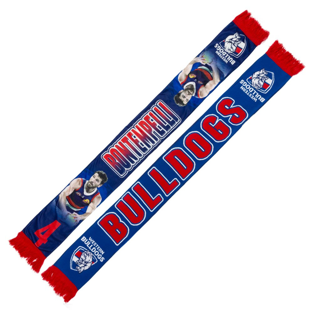 Western Bulldogs Player Scarf - Marcus Bontempelli – The AFL Store