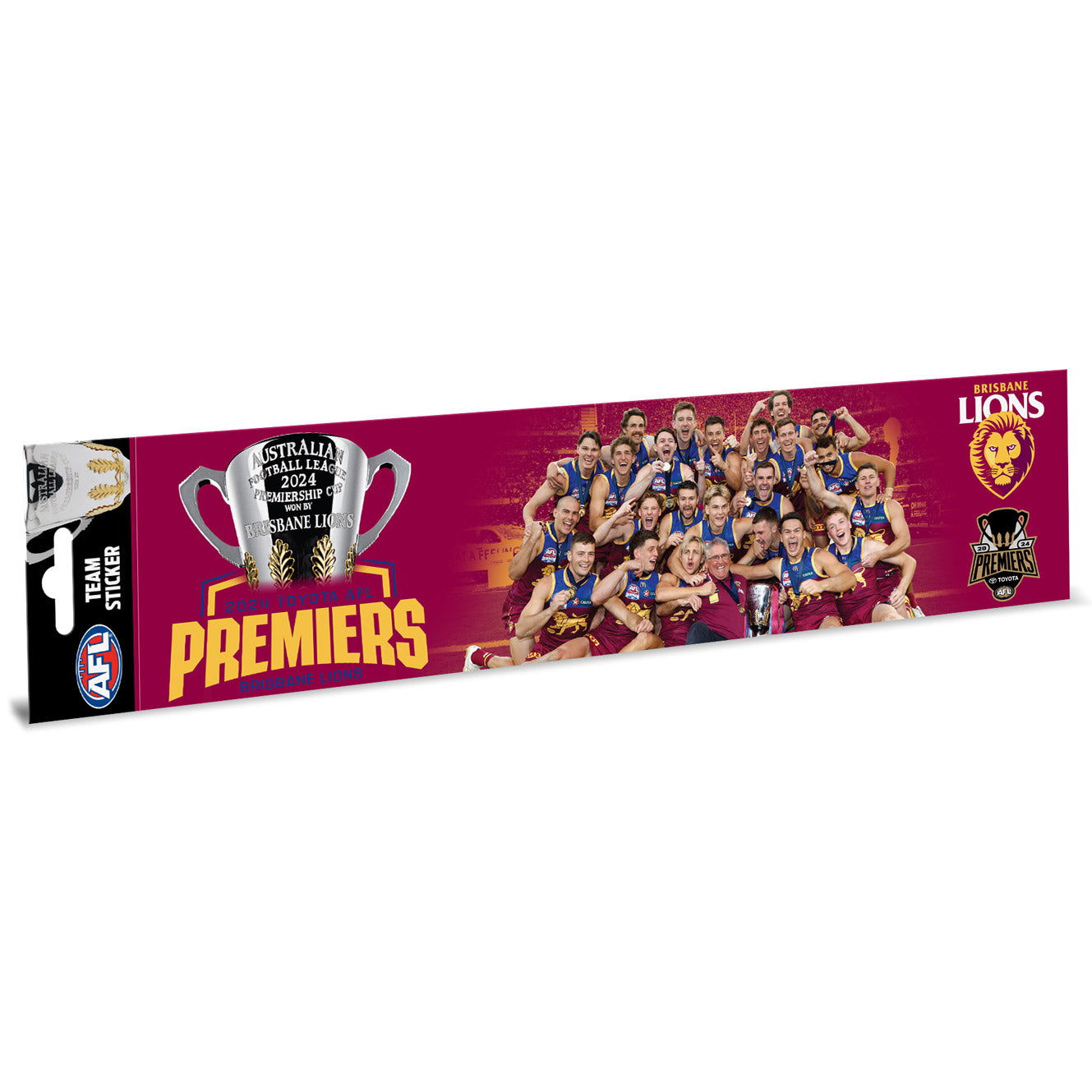 Brisbane Lions 2024 Premiers Team Bumper Sticker – The AFL Store