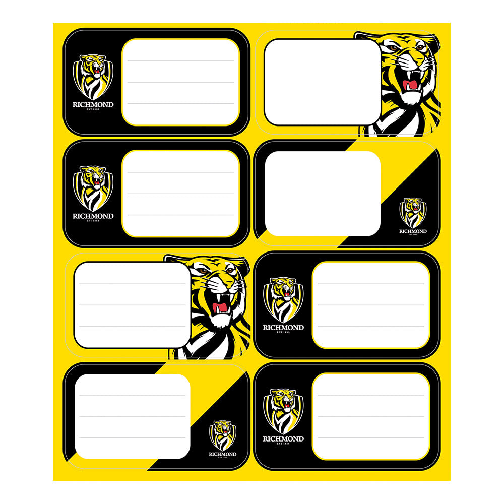 Richmond Tigers Book Labels – The AFL Store