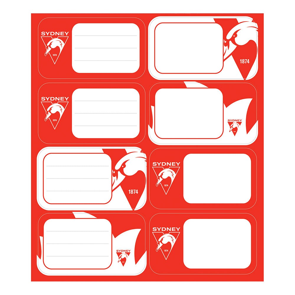 Sydney Swans Book Labels – The AFL Store