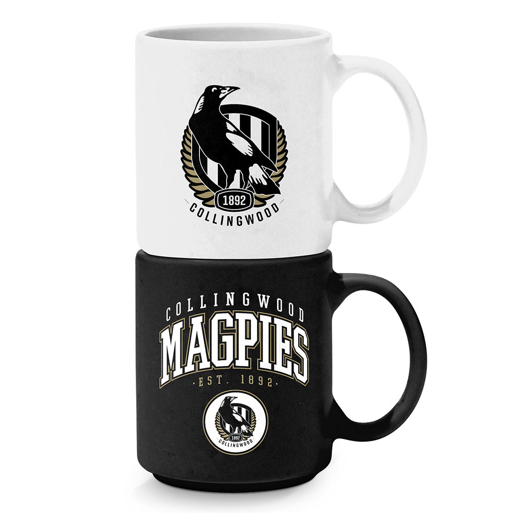 Collingwood Stackable Ceramic Mugs – The AFL Store
