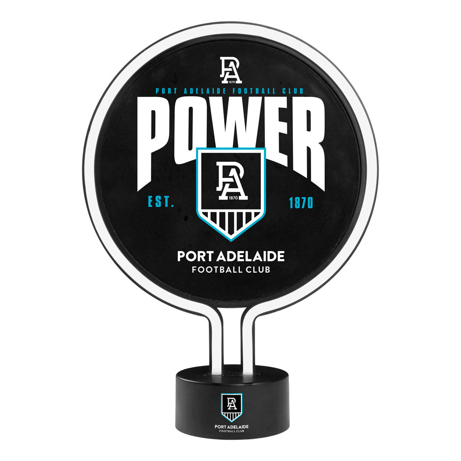 Port Adelaide Neon Light – The AFL Store