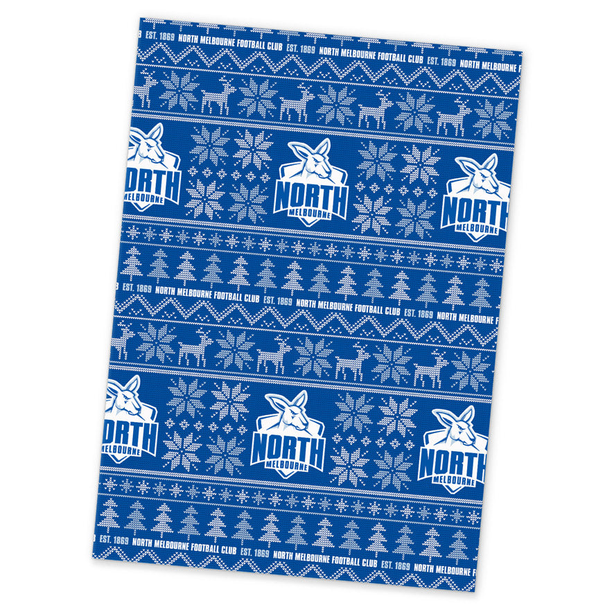 North Melbourne Christmas Wrapping Paper – The AFL Store