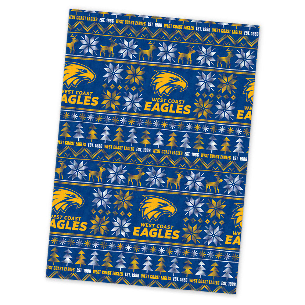 West Coast Eagles Christmas Wrapping Paper – The AFL Store
