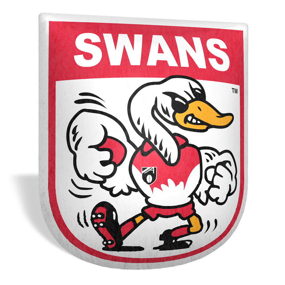 Sydney Swans Retro Mascot Shaped Cushion – The AFL Store