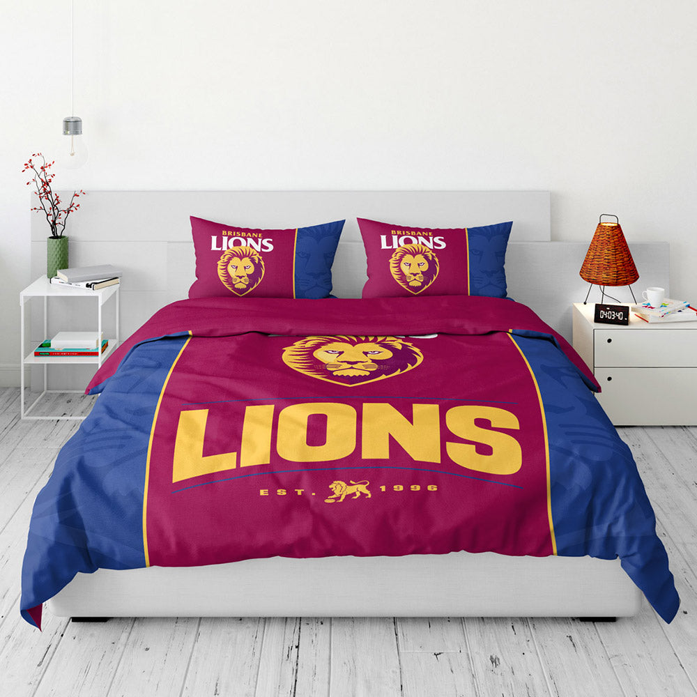 Brisbane Lions Double Quilt Cover Set – The AFL Store