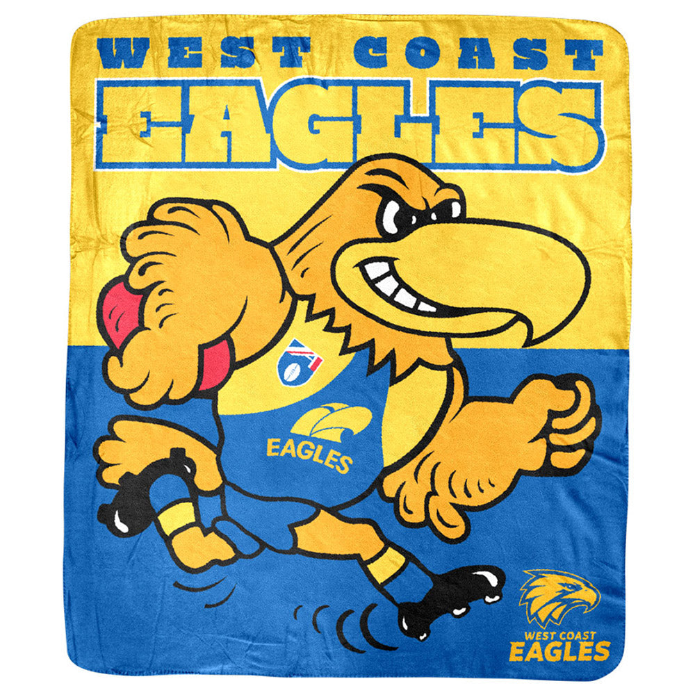West Coast Eagles Retro Mascot Coral Fleece Throw Rug – The AFL Store