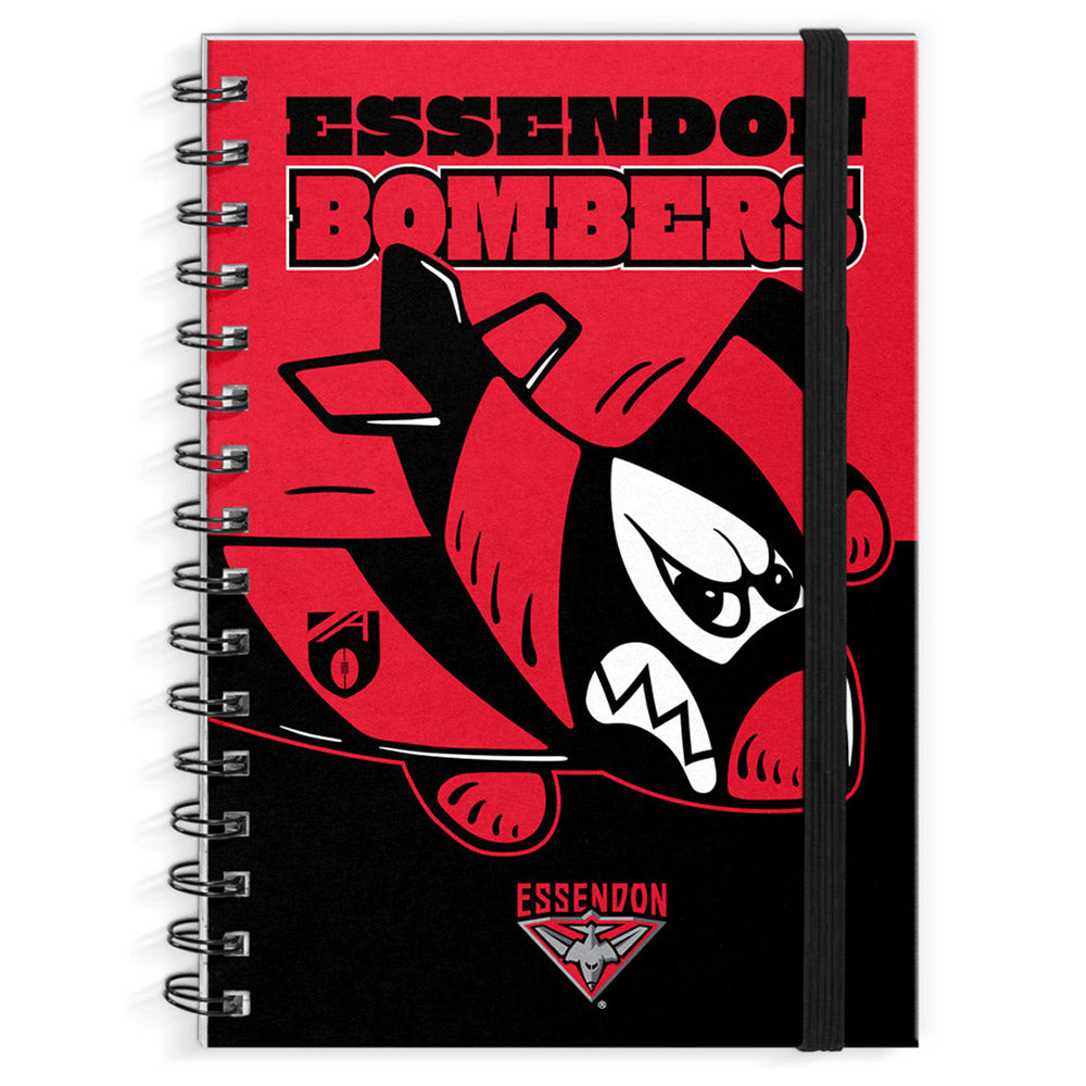 Essendon Bombers Retro Mascot A4 Notebook – The AFL Store