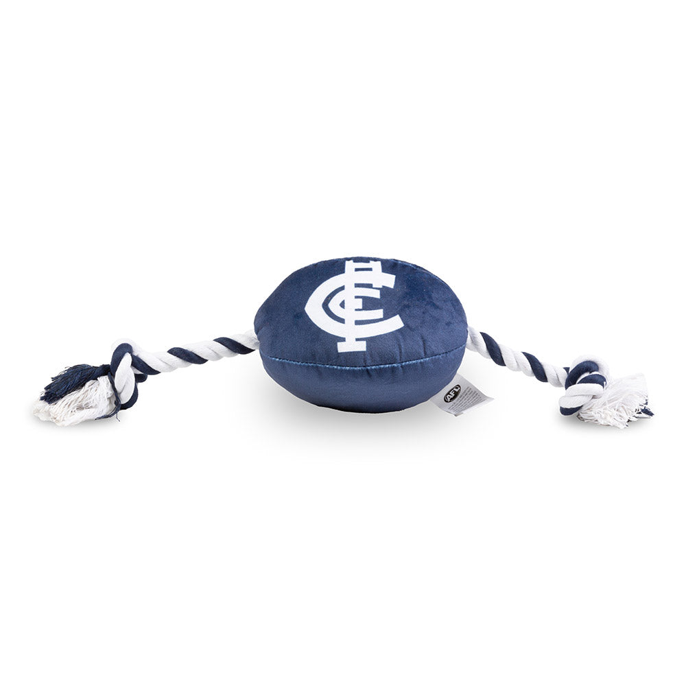 Carlton Footy Rope Dog Toy – The AFL Store