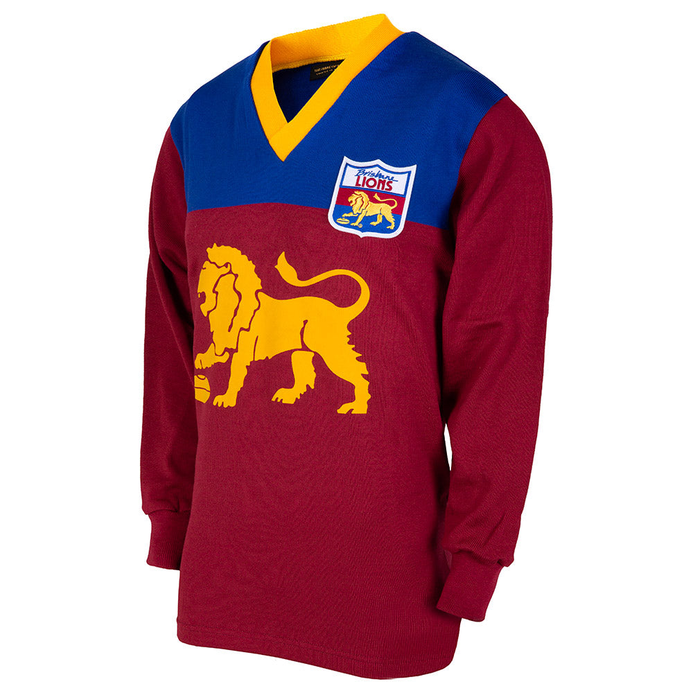 Brisbane Lions Mens Wool Long Sleeve Vintage Jumper – The AFL Store