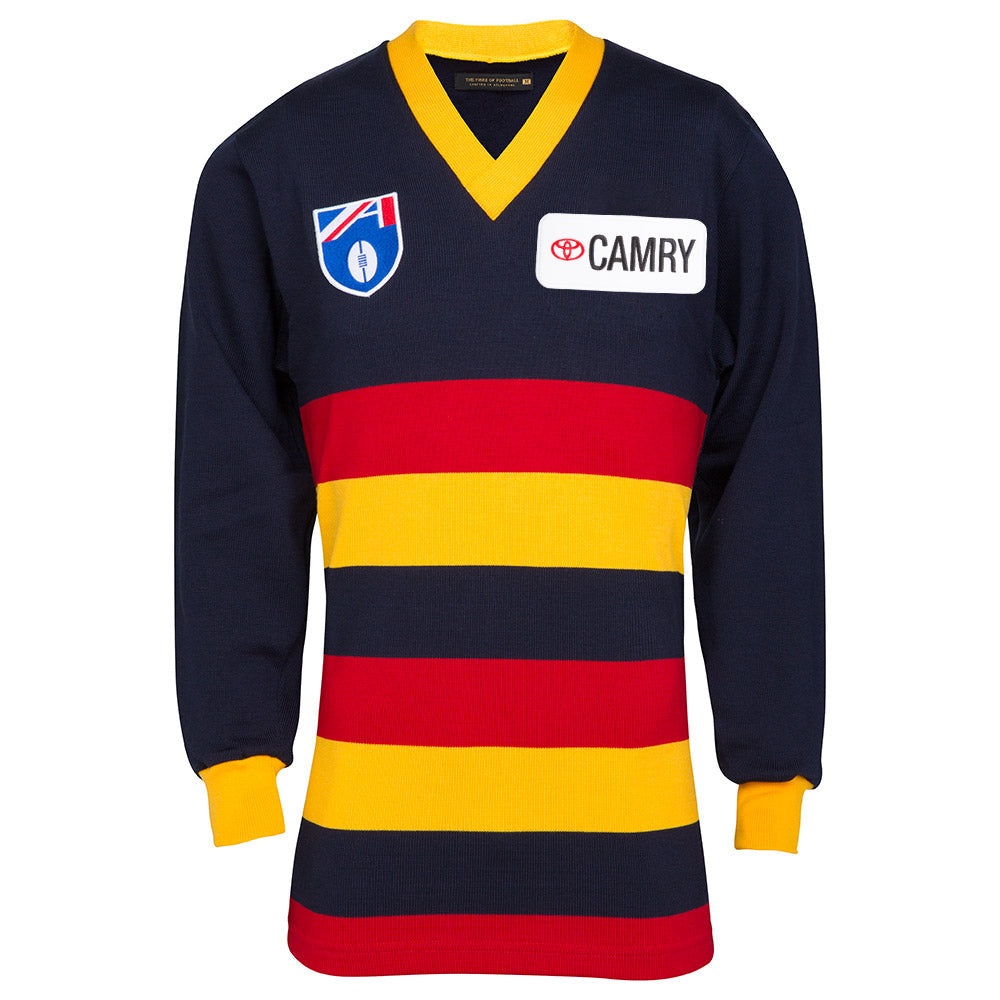 Adelaide Crows Mens Camry 91 Wool Long Sleeve Vintage Jumper – The AFL ...