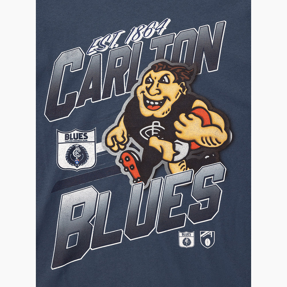 Carlton Mitchell & Ness Mascot Character Tee – The AFL Store