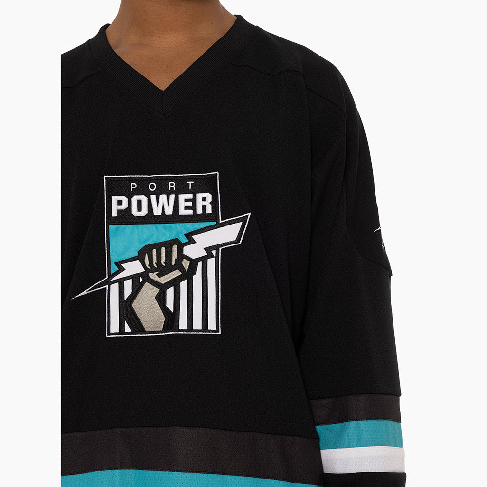 Port Adelaide Mitchell & Ness Evade Hockey Jersey – The AFL Store