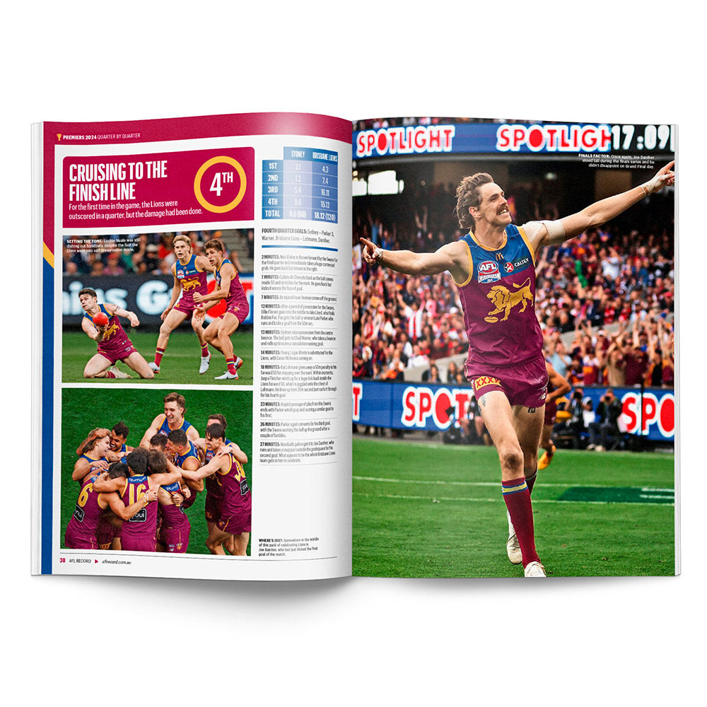 2024 AFL Premiers Record Magazine – The AFL Store