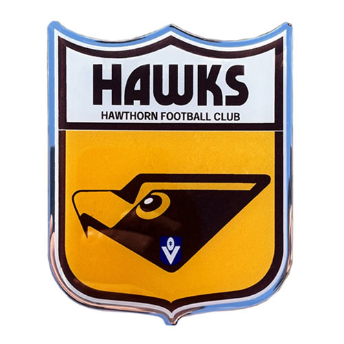 Hawthorn Retro Logo Car Decal – The AFL Store