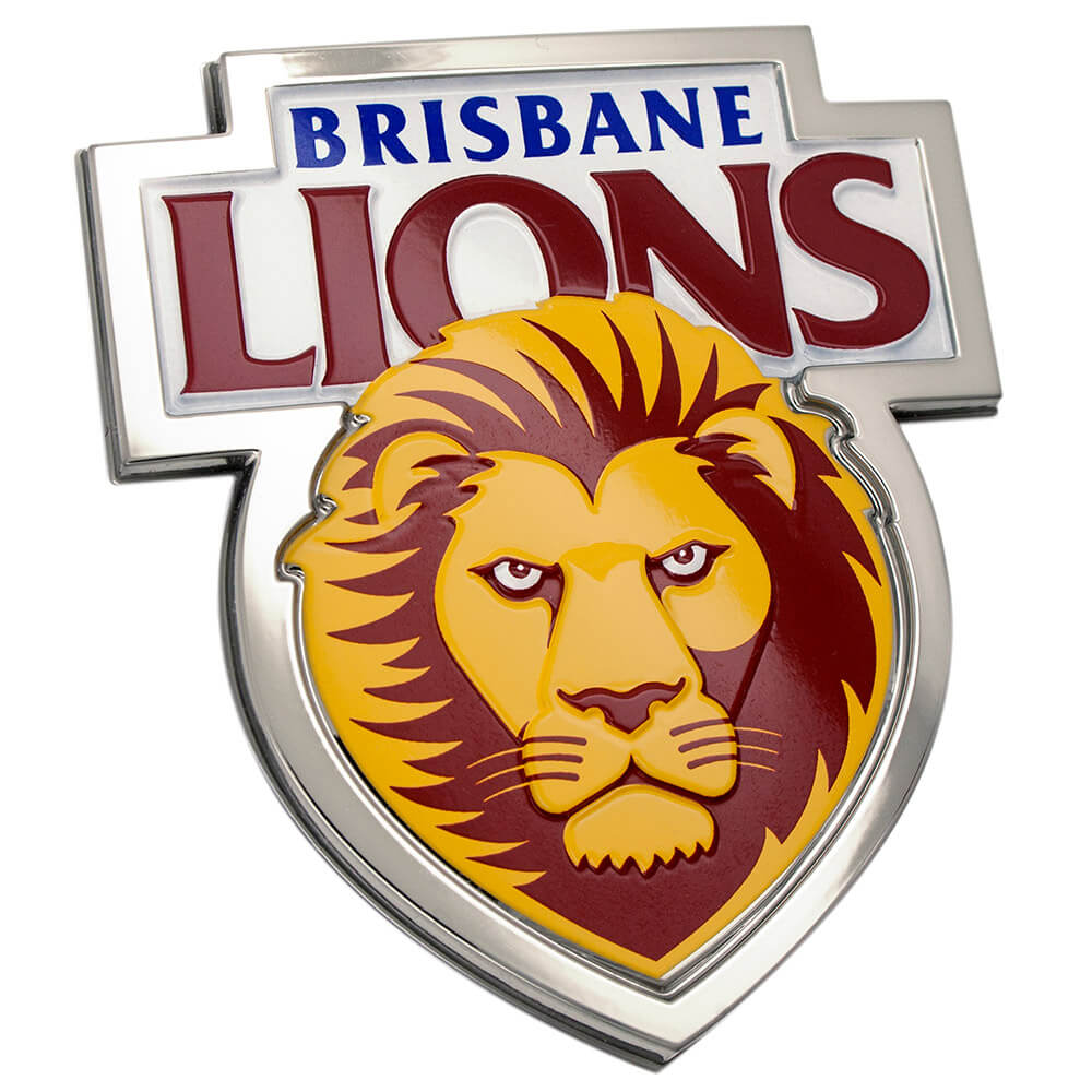 Brisbane Lions 3d Chrome Emblem – The AFL Store