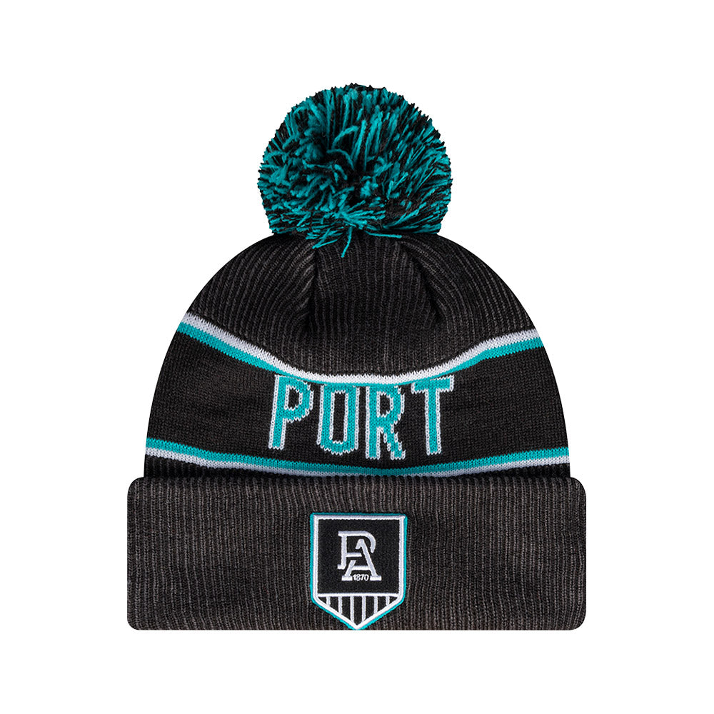 Port Adelaide New Era 6-Dartcuff Beanie – The AFL Store