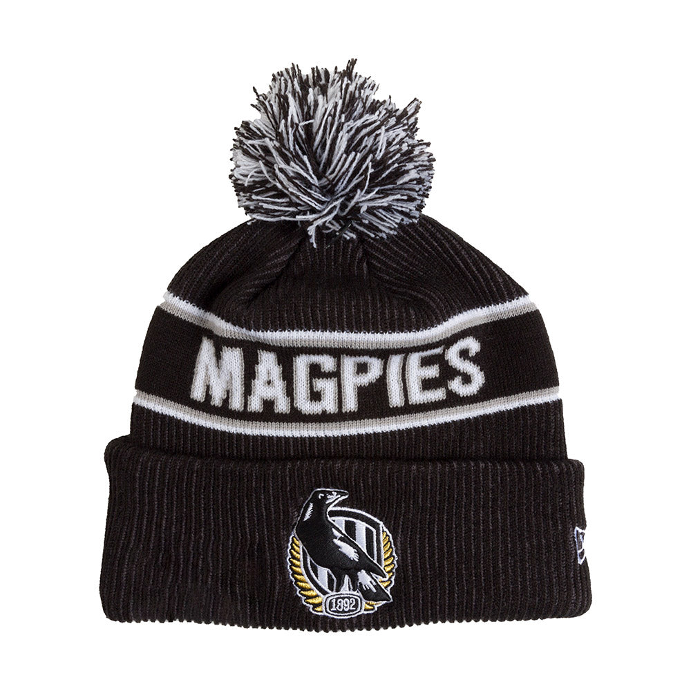 Collingwood New Era Wordmark Stripe Beanie – The AFL Store