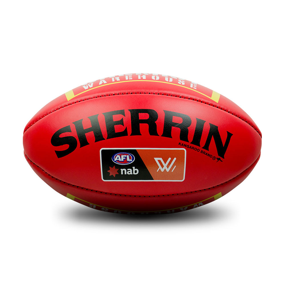 AFLW Red Official Game Ball – The AFL Store