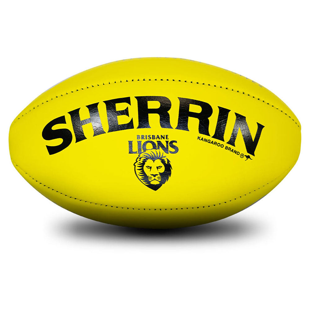 Brisbane Lions Yellow Official Game Ball – The AFL Store