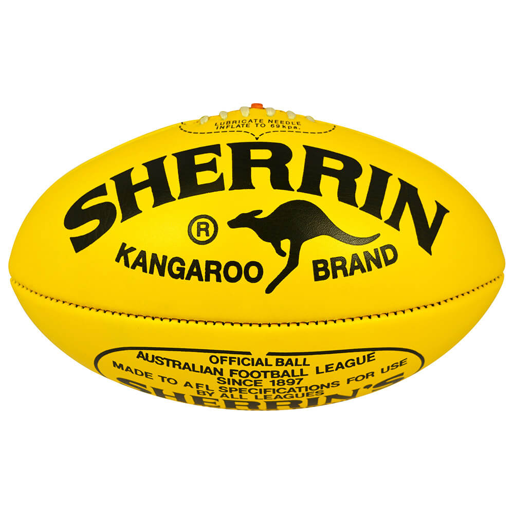 Sherrin Kb Yellow Size 5 Football – The AFL Store