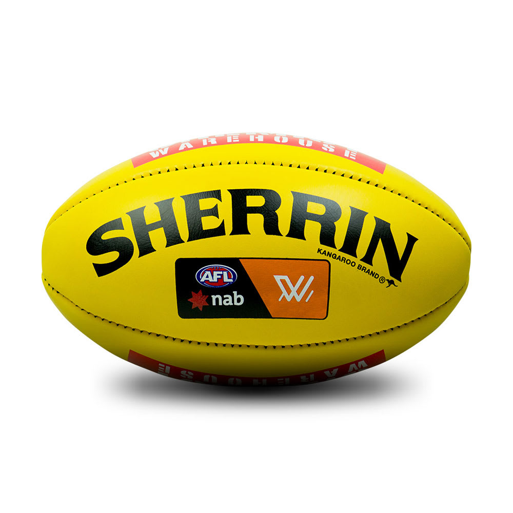 AFLW Official Game Ball Yellow – The AFL Store