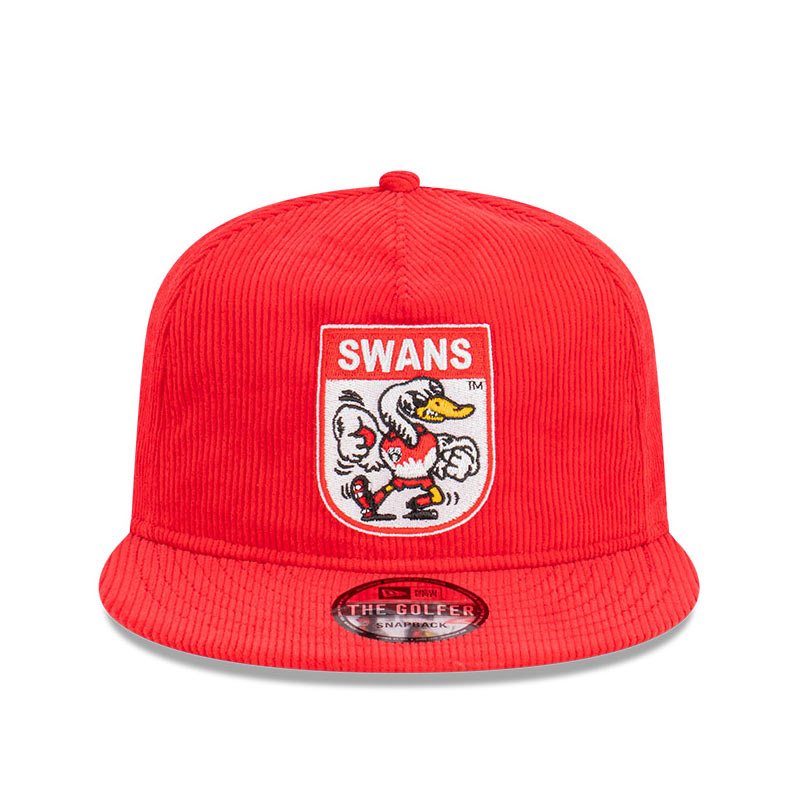 Sydney Swans New Era Mascot Corduroy Golfer Cap – The AFL Store