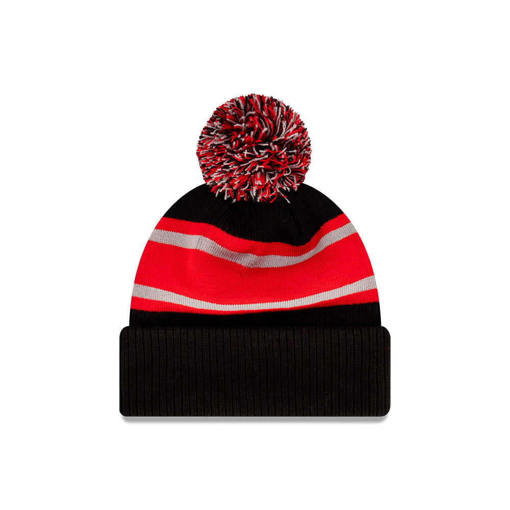 Essendon New Era Stripe Knitted Beanie – The AFL Store