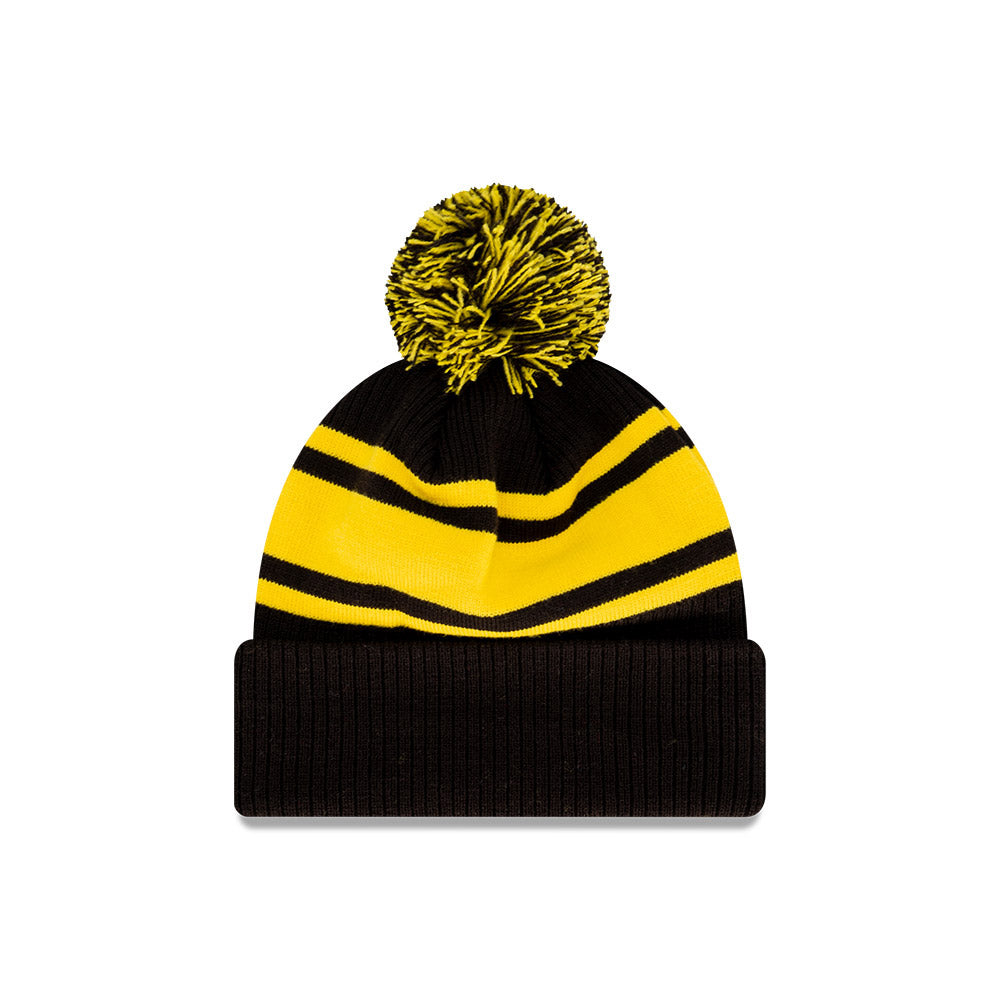 Richmond New Era Stripe Knitted Beanie – The AFL Store
