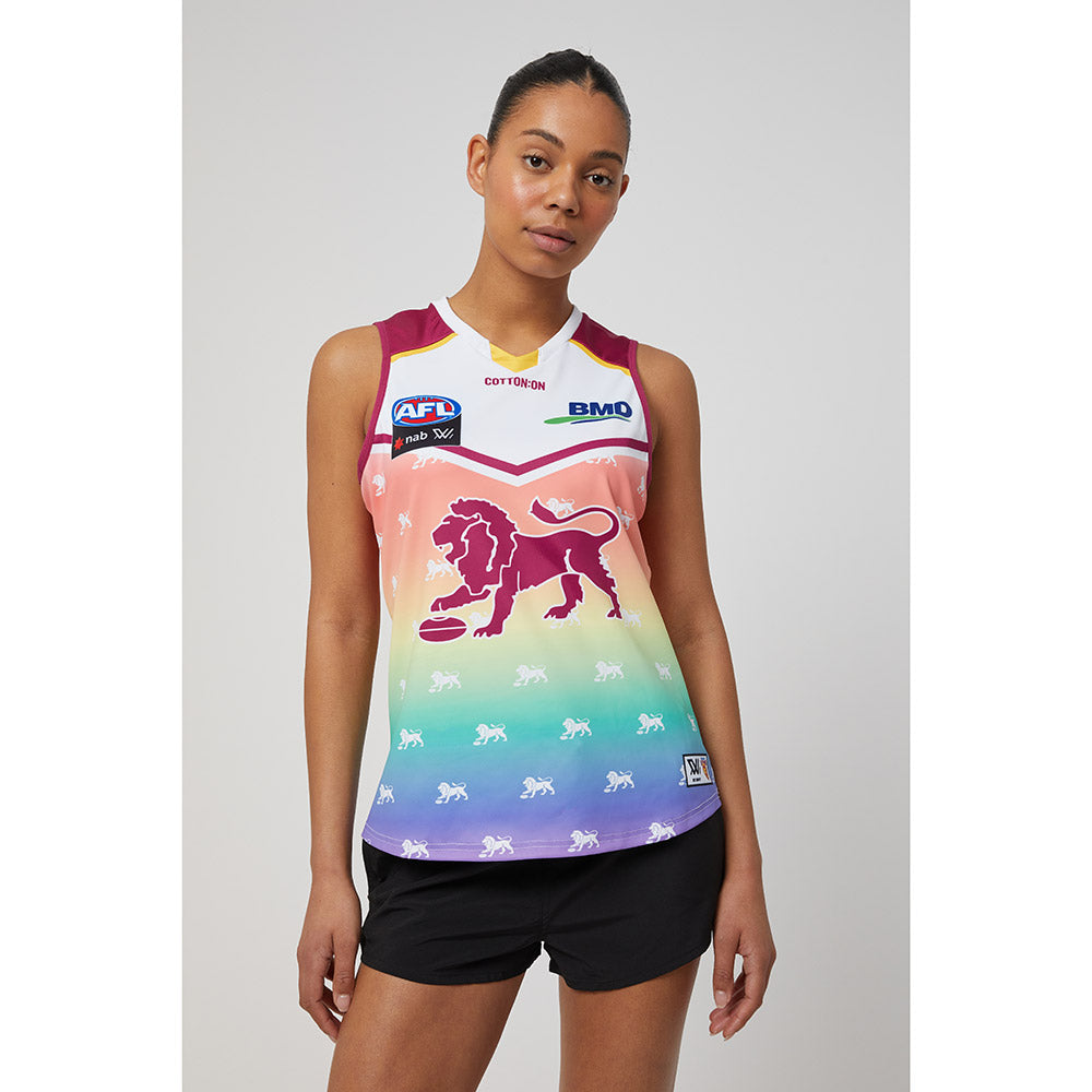 Brisbane Lions AFLW Season 7 Womens Pride Guernsey – The AFL Store