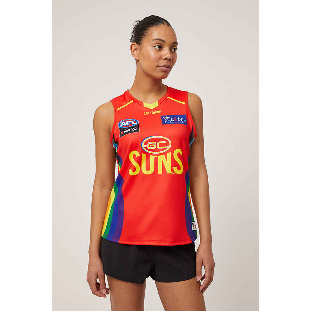 Gold Coast Suns AFLW Season 7 Womens Pride Guernsey – The AFL Store