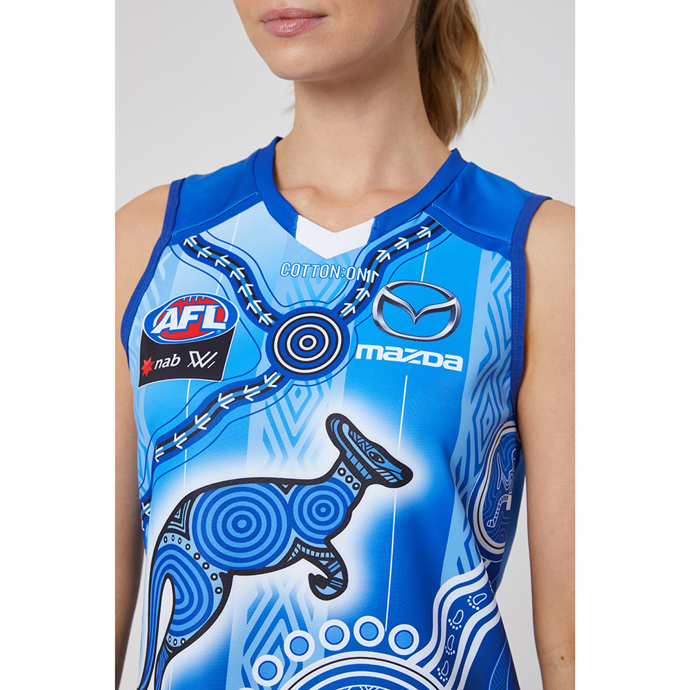 North Melbourne AFLW Season 7 Womens Indigenous Guernsey – The AFL Store