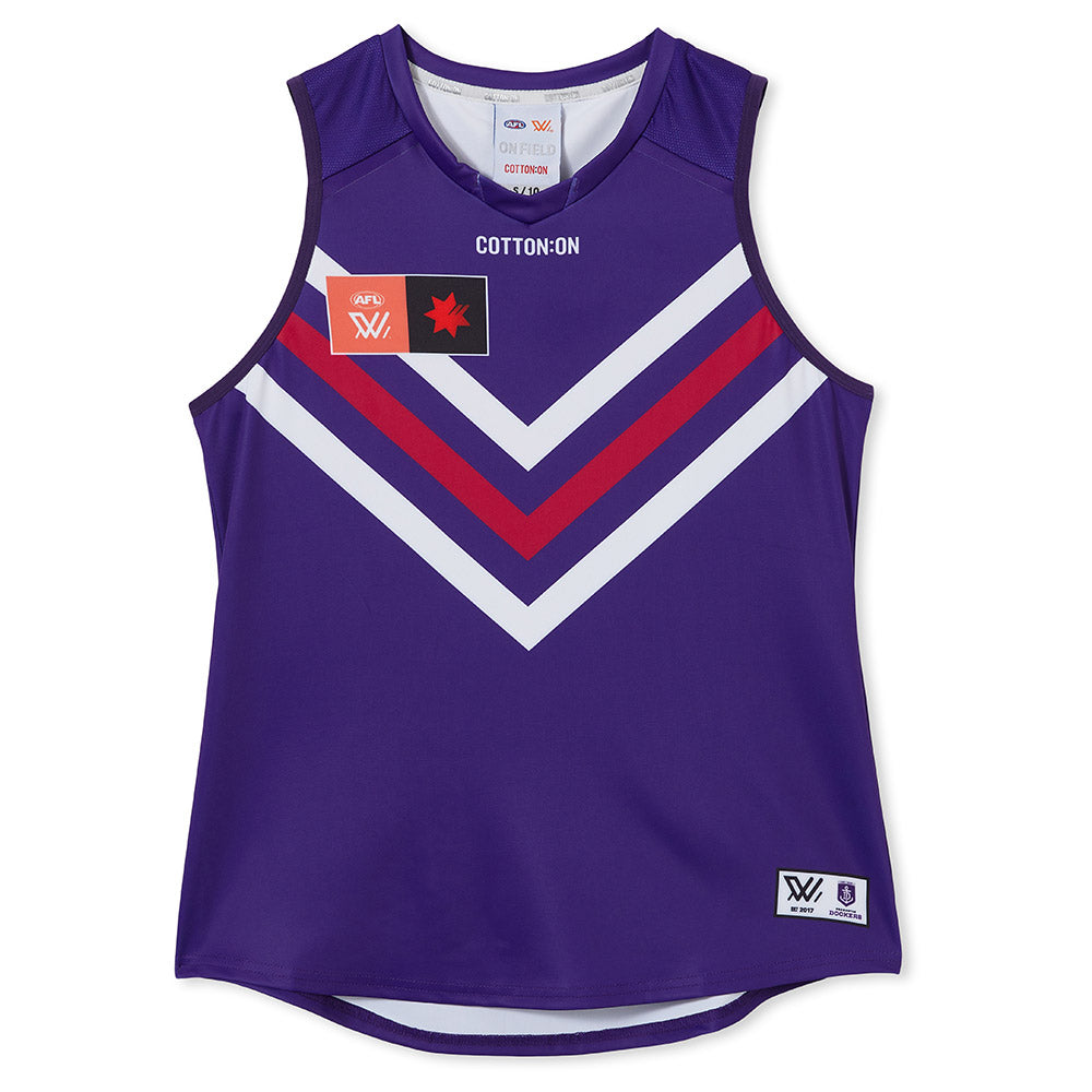 Fremantle Dockers Season 8 AFLW Authentic Home Guernsey – The AFL Store