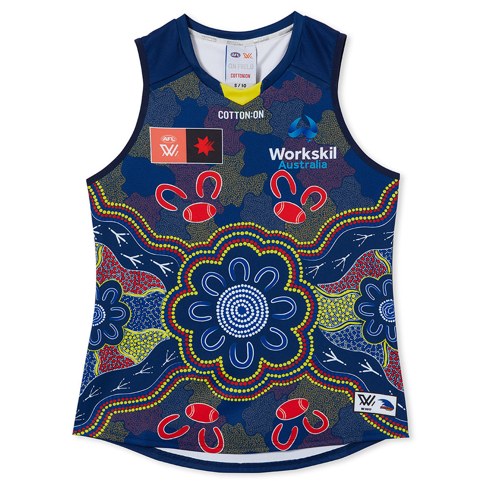 Adelaide Crows Season 8 AFLW Authentic Indigenous Guernsey – The AFL Store