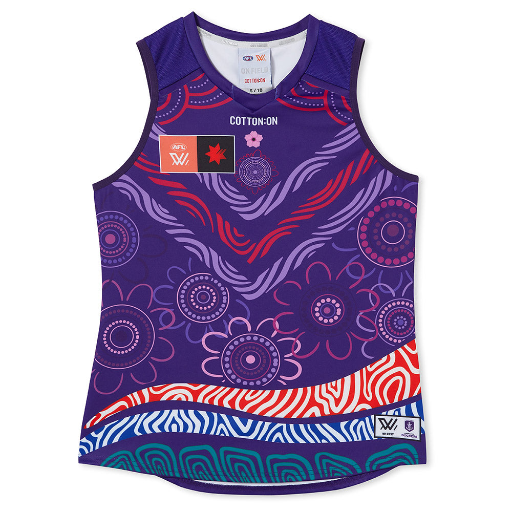 Fremantle Dockers Season 8 AFLW Authentic Indigenous Guernsey – The AFL ...