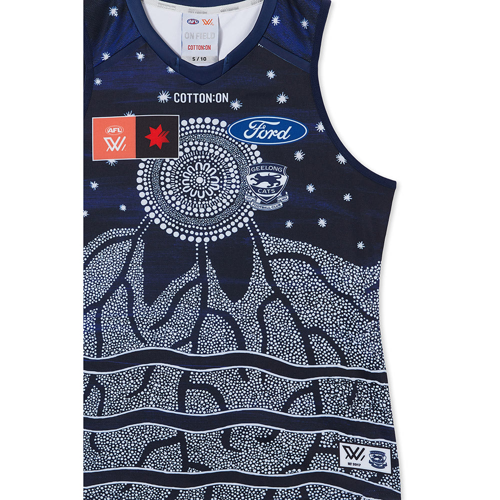 Geelong Cats Season 8 AFLW Authentic Indigenous Guernsey – The AFL Store